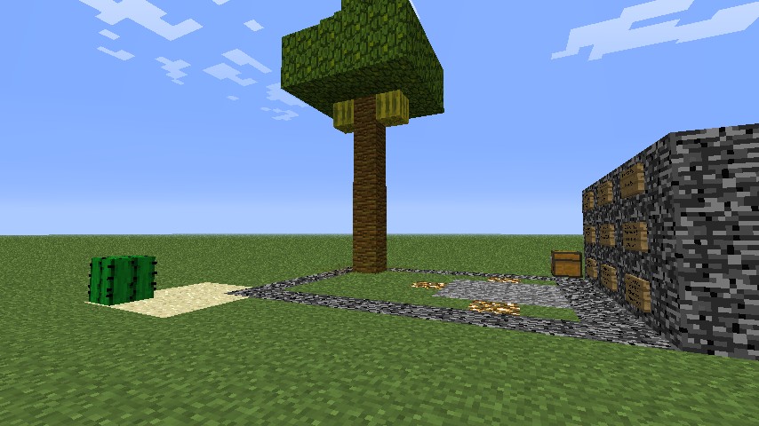 Flat Land Survival Minecraft Map