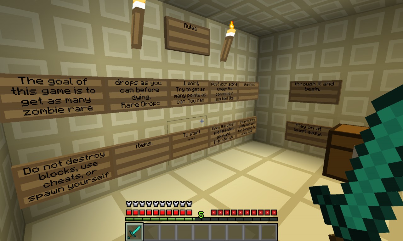 Zombie Arena Minecraft Map