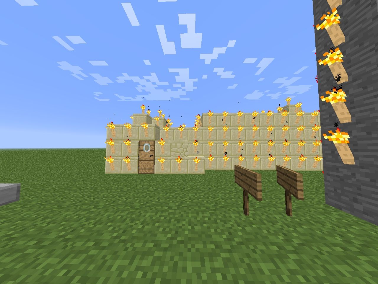 Sand Duplication House 1.2.5 Minecraft Map