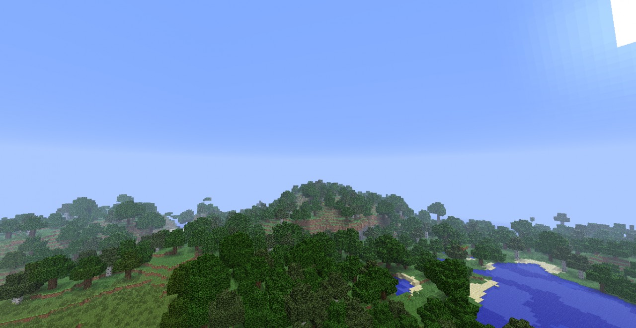 Dense forest! Minecraft Mod