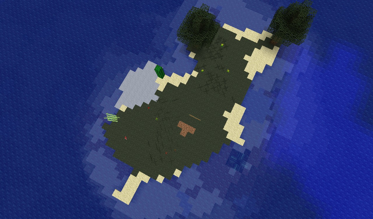Survival island 1.3.1 Minecraft Map