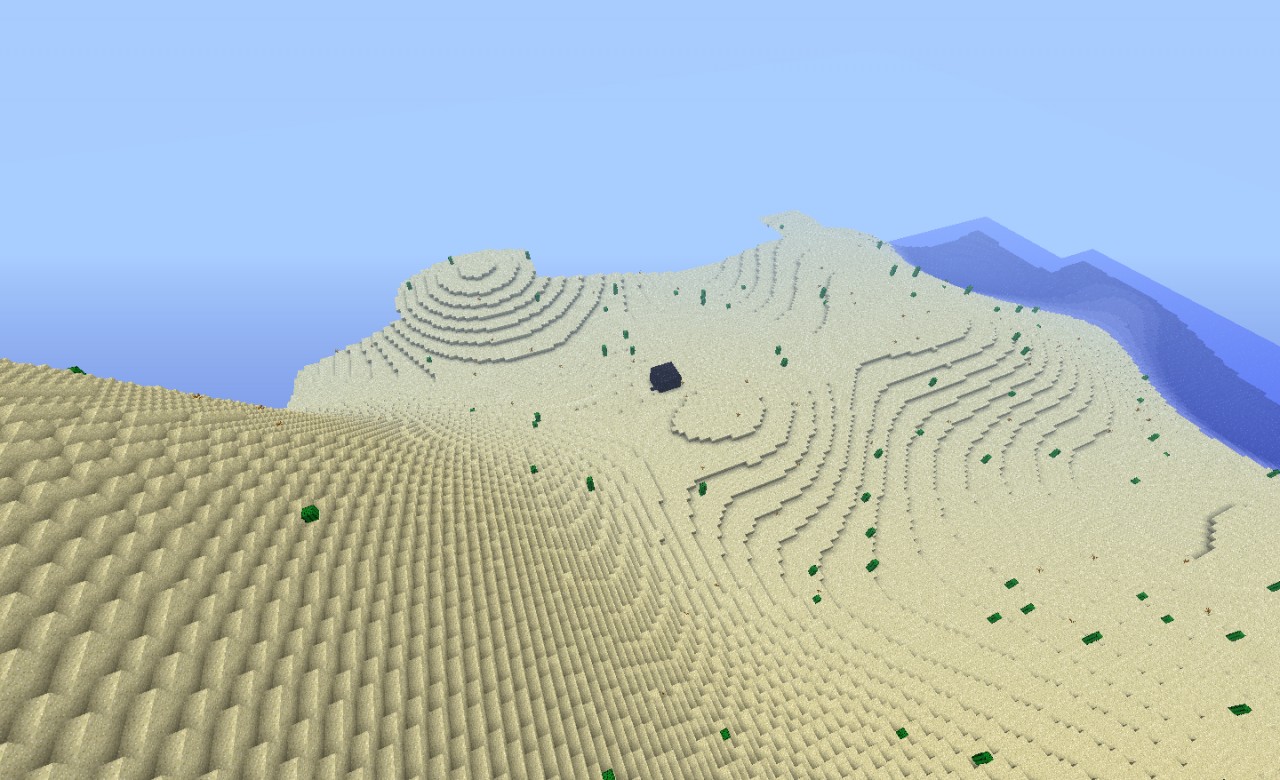Desert island survival Minecraft Map