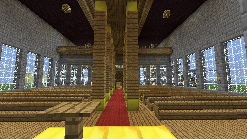 huge Church Minecraft Map