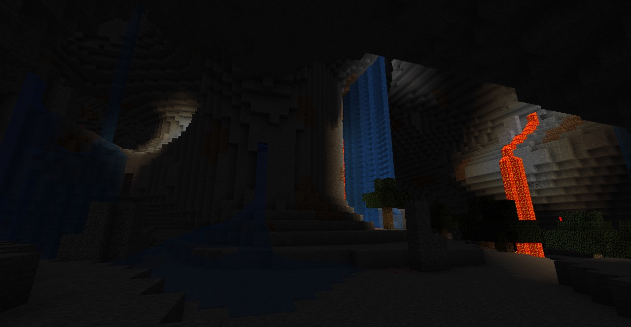 Underground survival (HUGE Cave System) Minecraft Map
