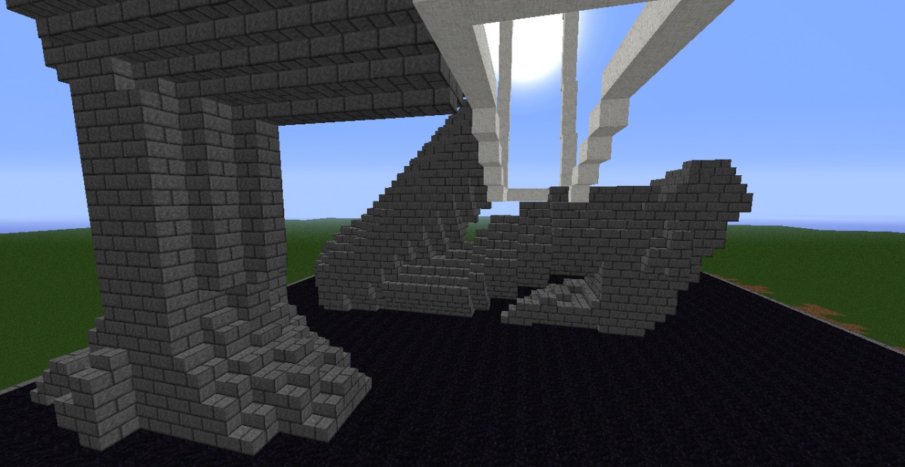 Greek God Atlas - At the hands of giants. Minecraft Map