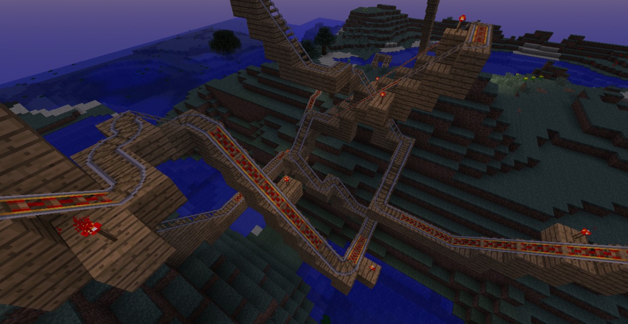 Coaster Ride Minecraft Map