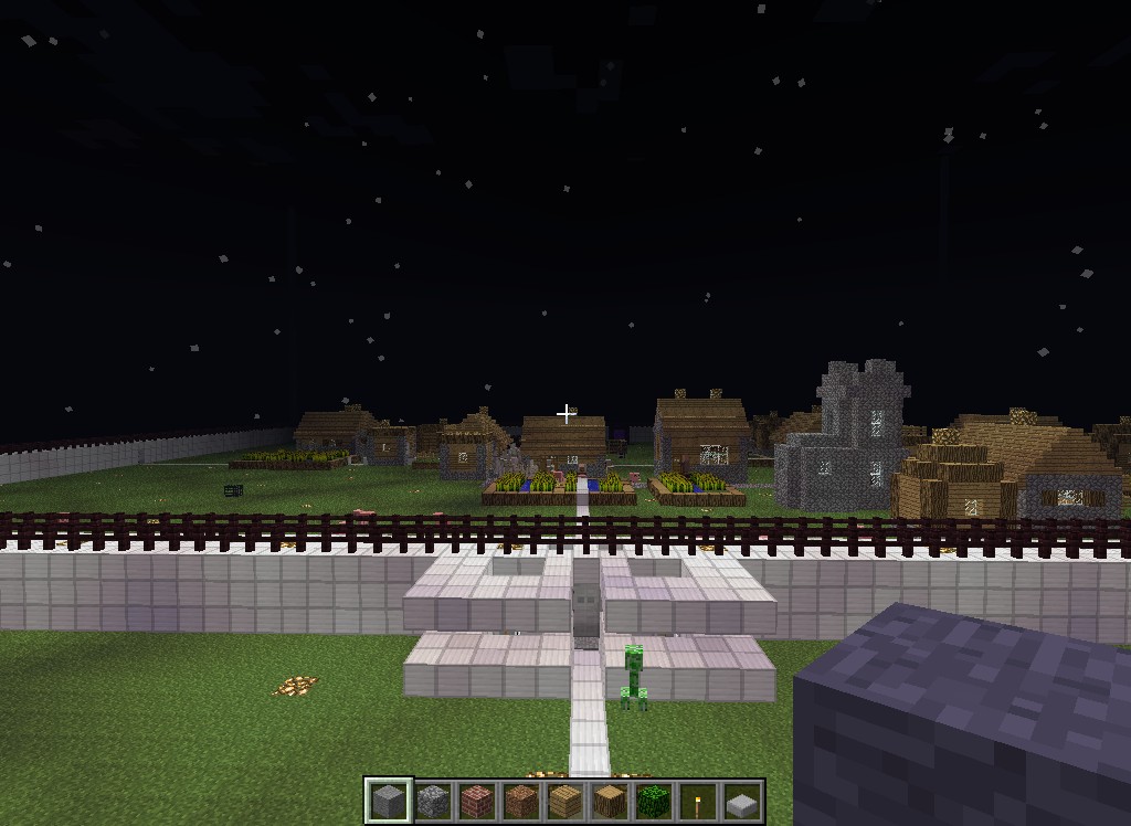 Protect the villagers Minecraft Map