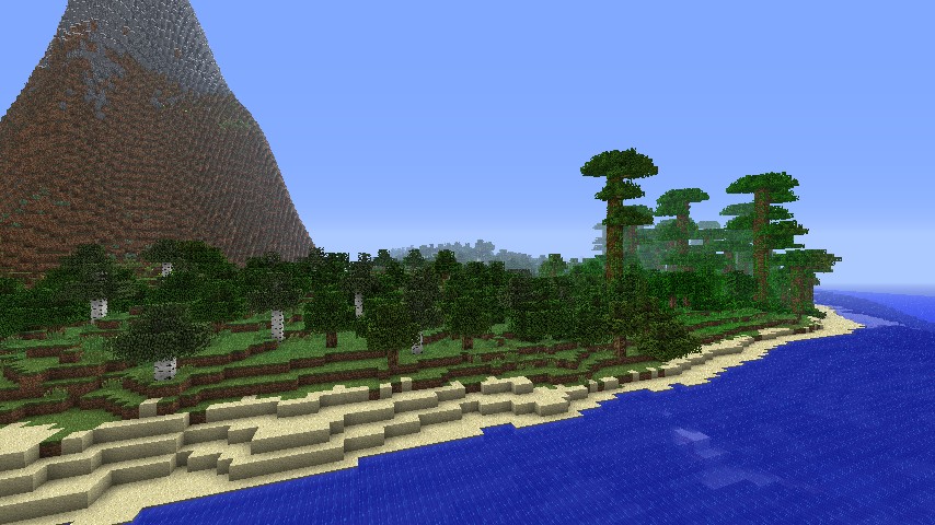 simple island world Minecraft Map