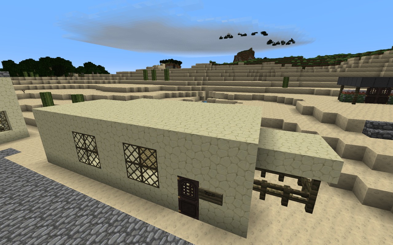 Small WILD WEST Mexican town Minecraft Map
