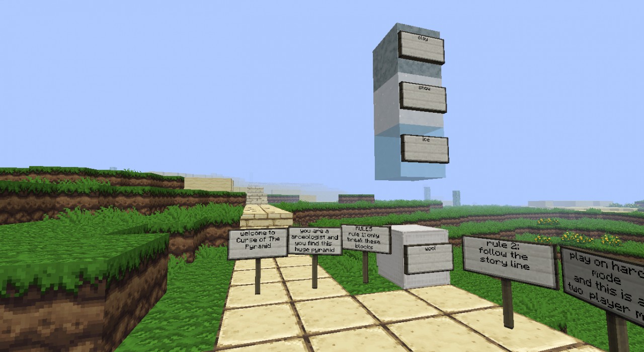 Curse of the pyramid Minecraft Map