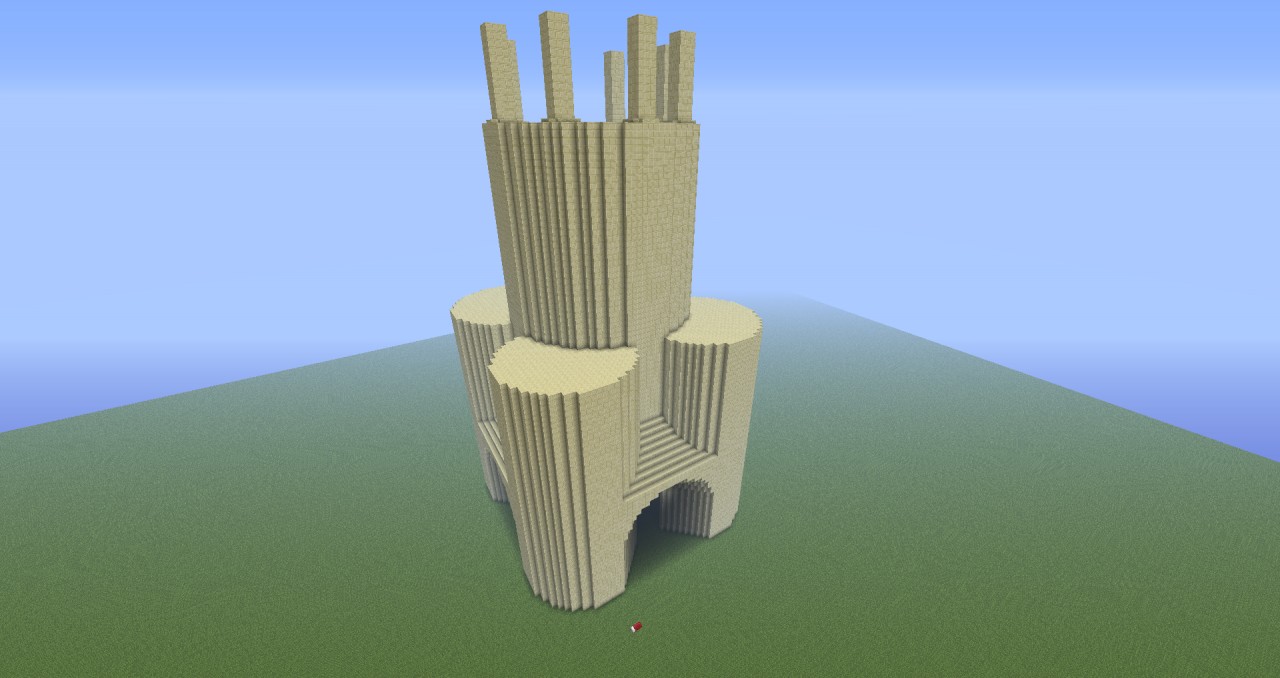 tower/cathedral/temple Minecraft Map