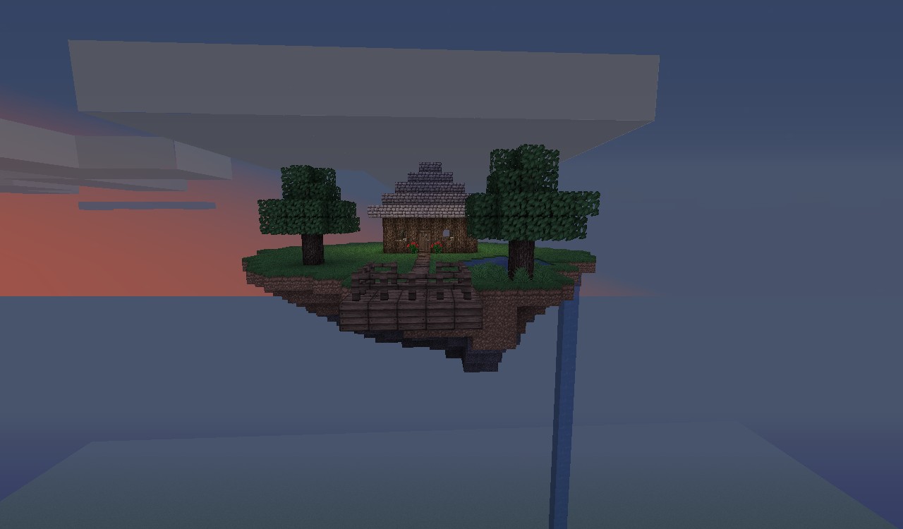 Floating Cabin Minecraft Map