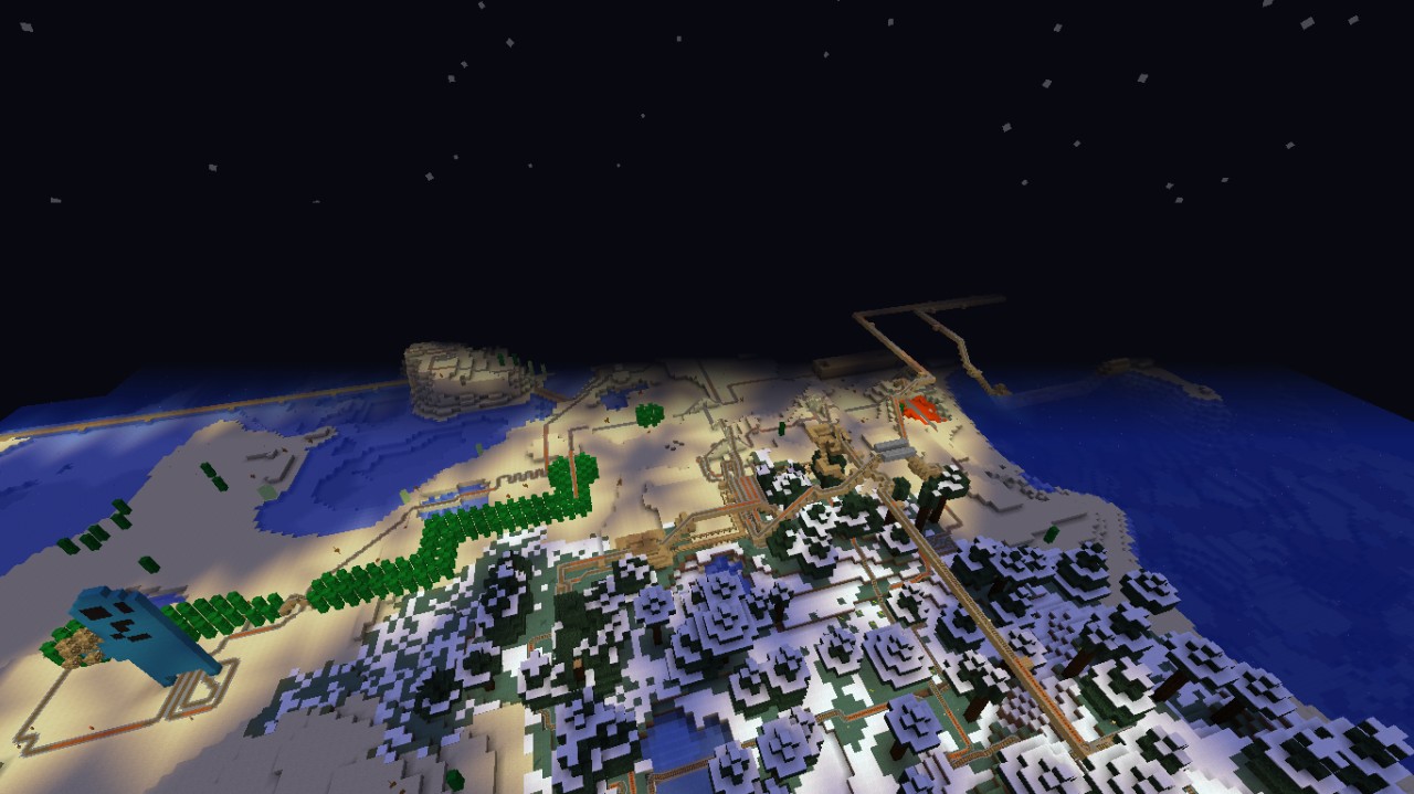 Minecart Rail Minecraft Map