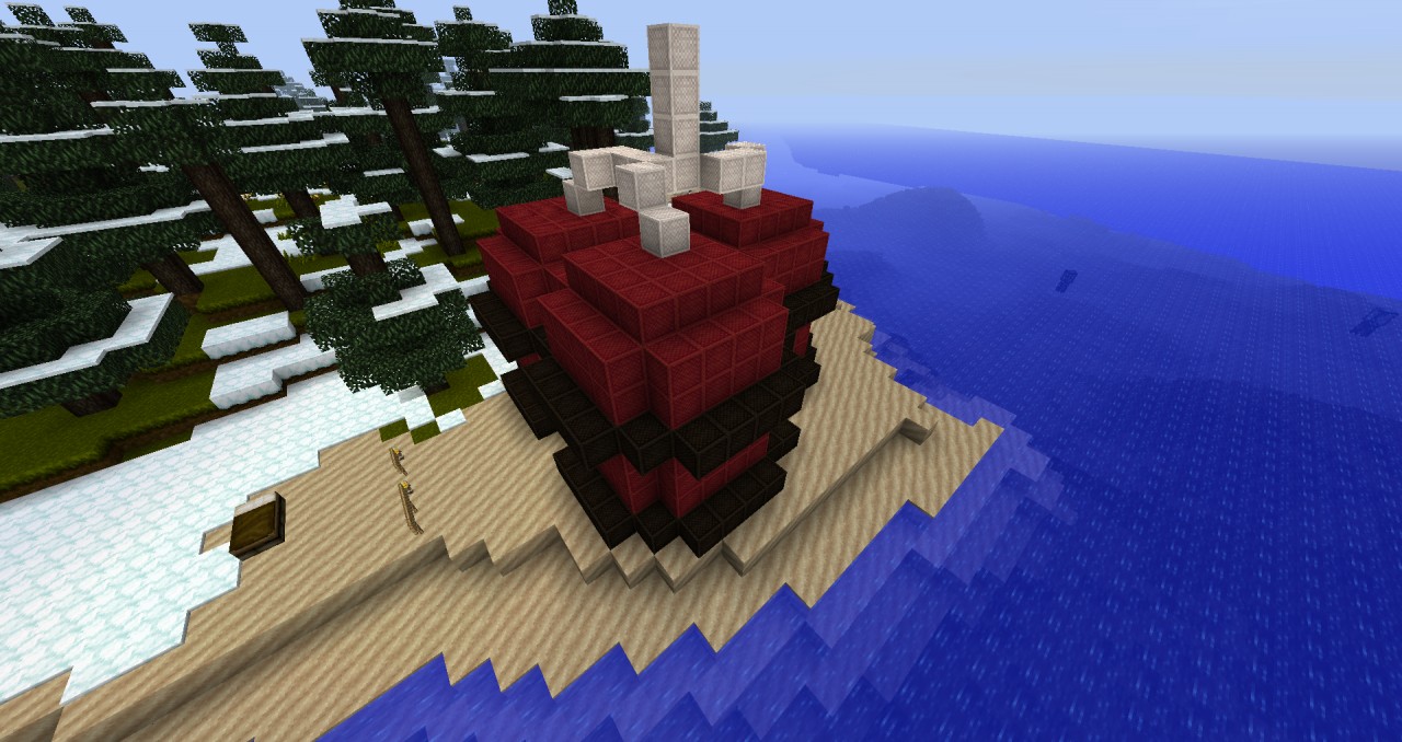 Giant TNT Stick! (With explosion! 336 TNT Blocks!) Minecraft Map