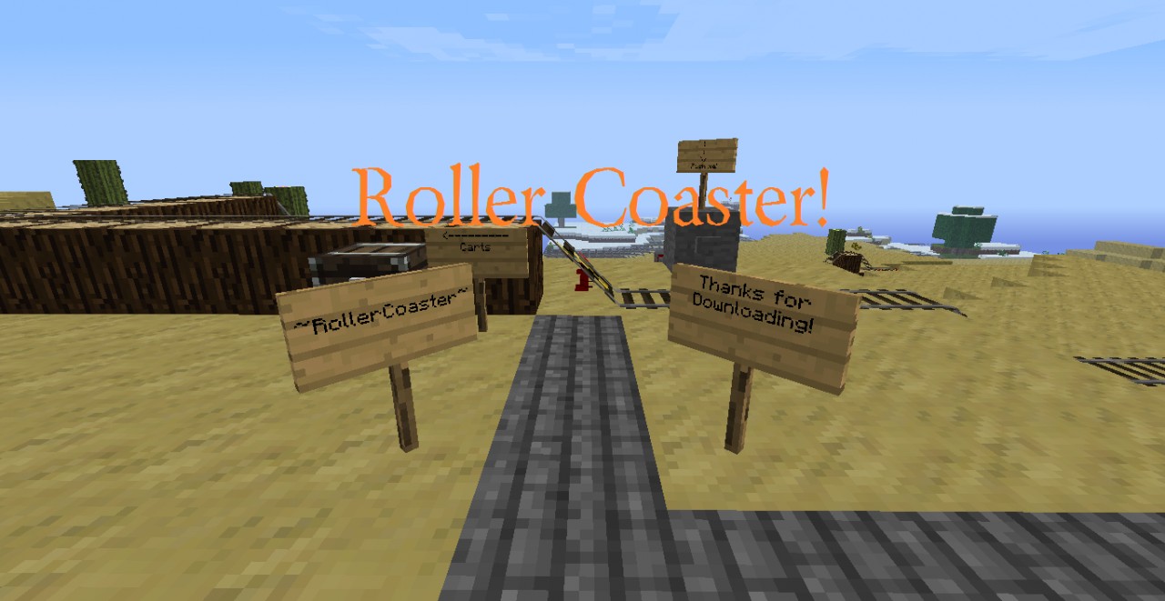 Mini-Roller Coaster! Minecraft Map