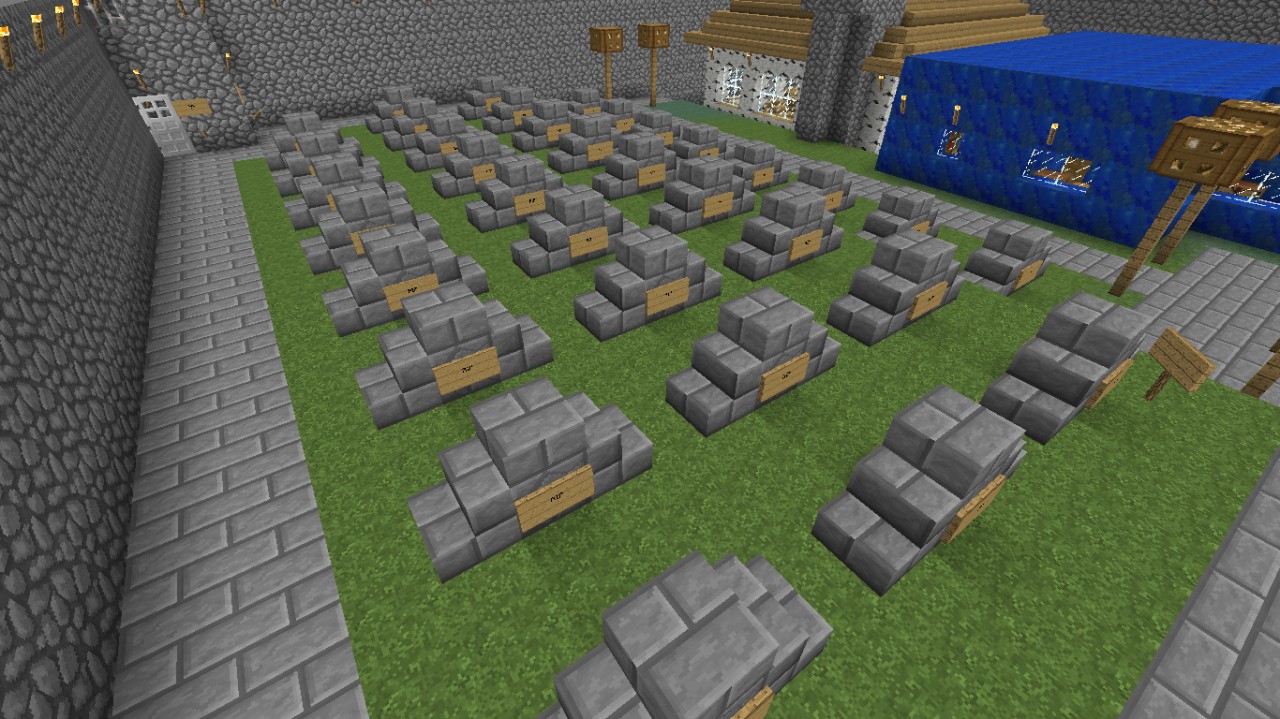 Medieval town Minecraft Map