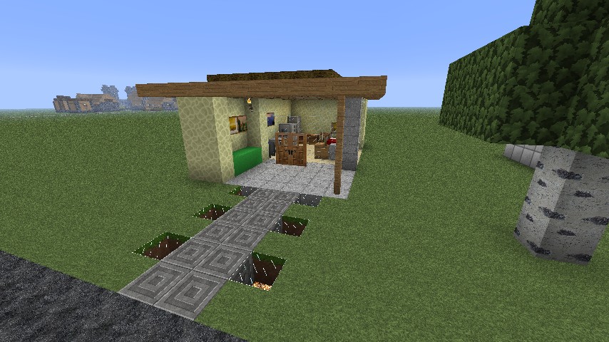 Modern House #6 (One Room Home) Minecraft Map