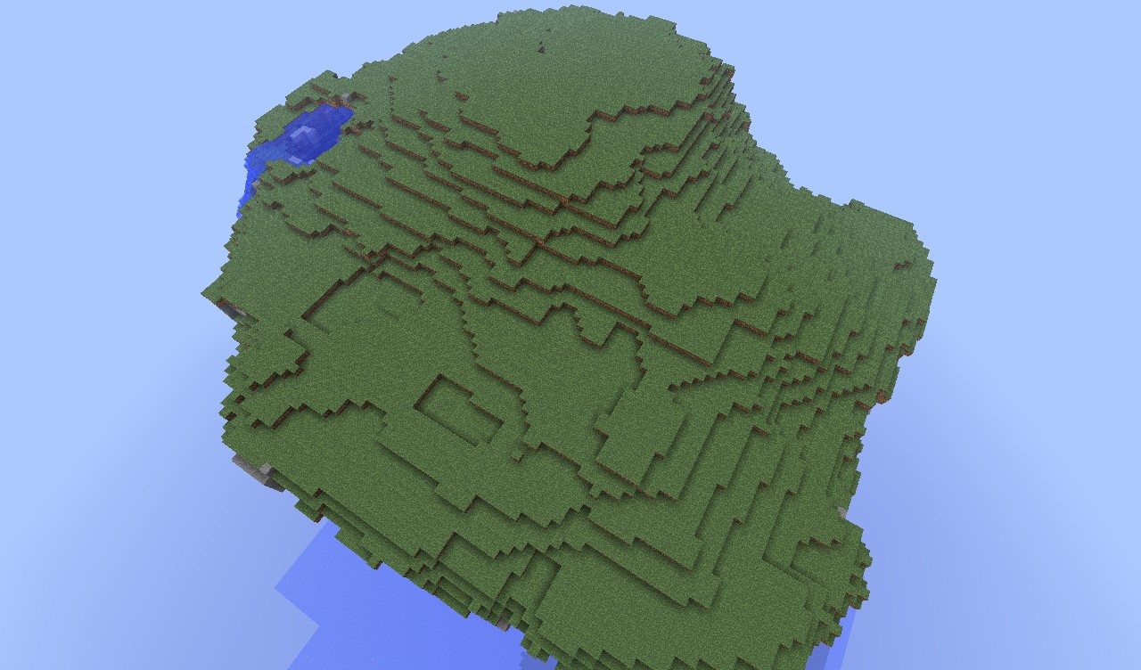 Giant Floating Island Minecraft Map