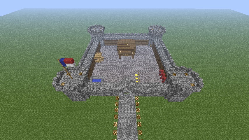 32*32 Block castle Minecraft Map