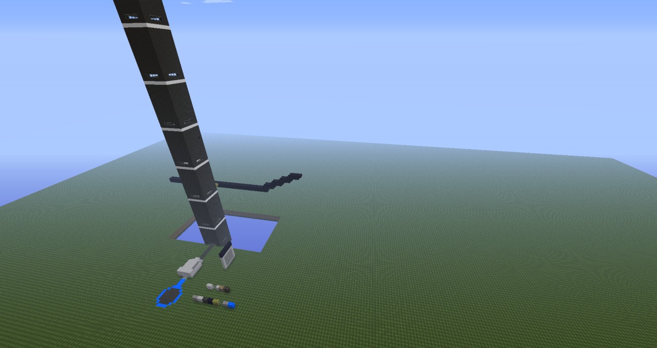 Gigantic spaceship Minecraft Map