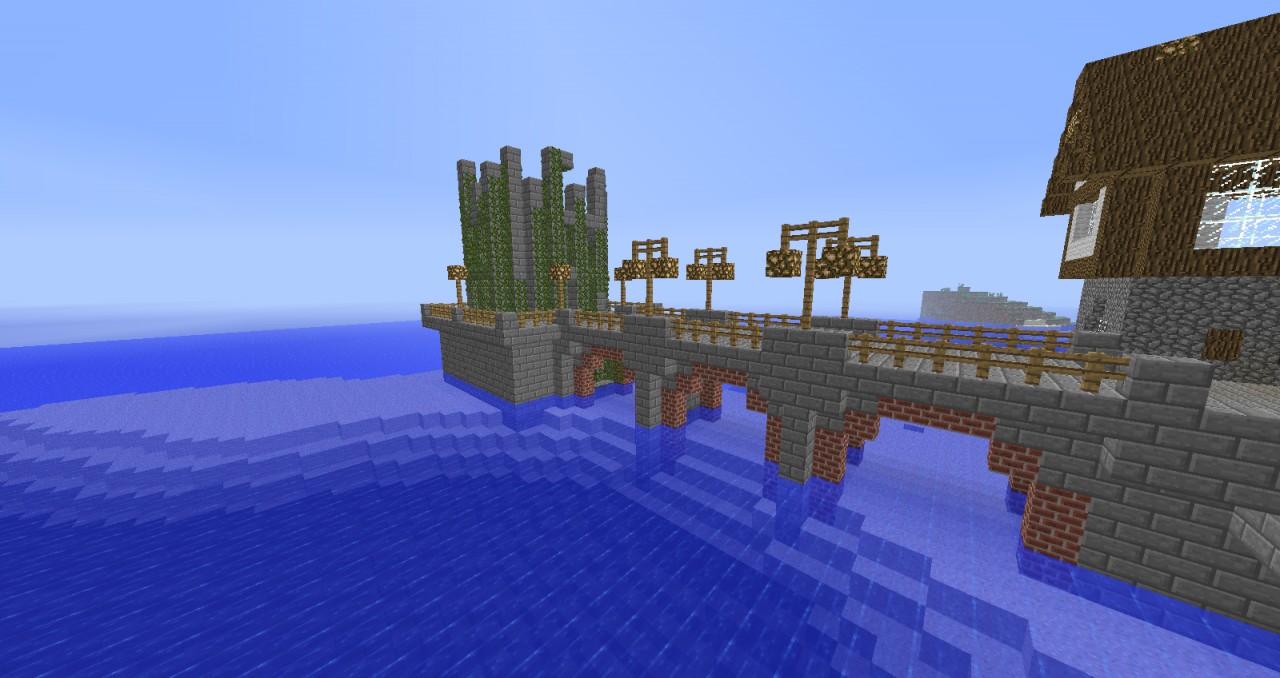 Brick Island (MC 1.1) FINISHED Minecraft Map