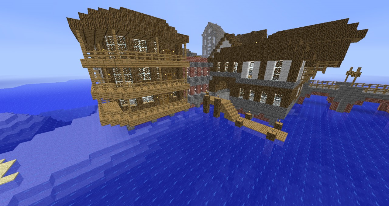 Brick Island (MC 1.1) FINISHED Minecraft Map