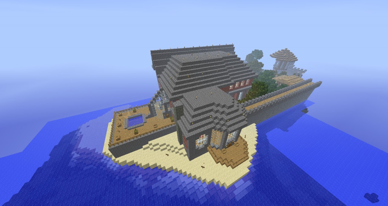 Brick Island (MC 1.1) FINISHED Minecraft Map