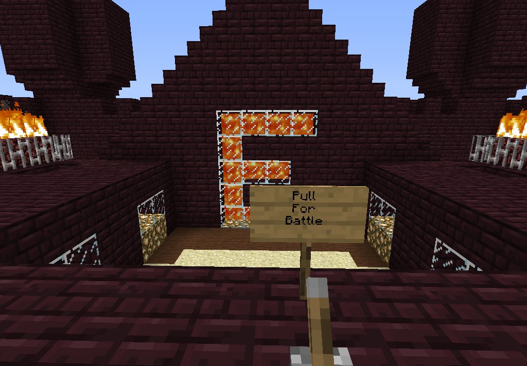 Nether Outpost Clay Soldiers Battle Map Minecraft Map