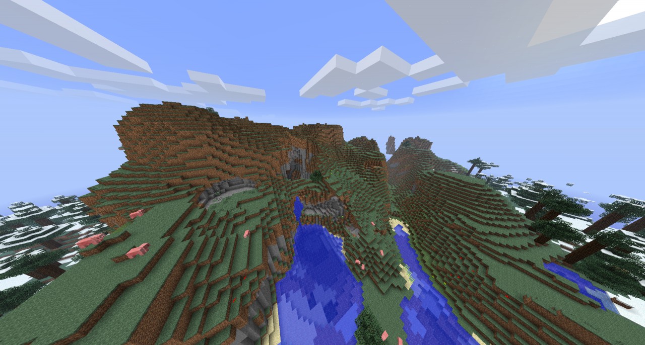 Landscape. Minecraft Map