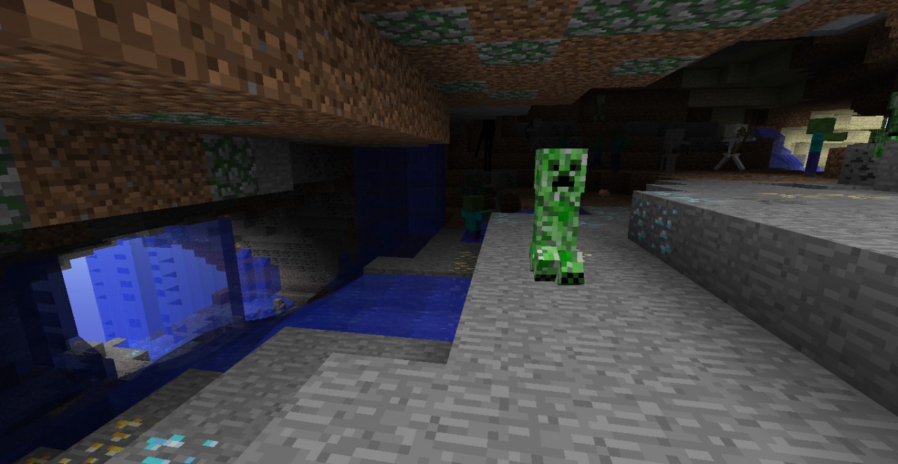 128X128 floating survival (very deadly) Minecraft Map