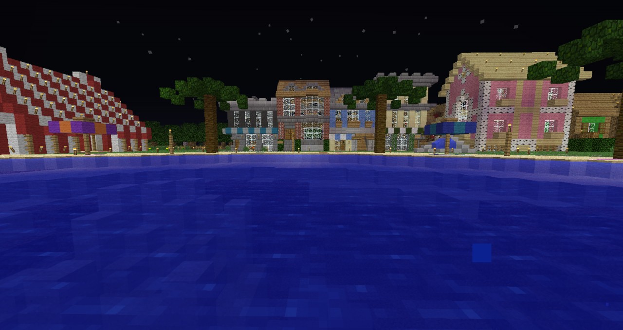 Beach Town -unfinished- Minecraft Map