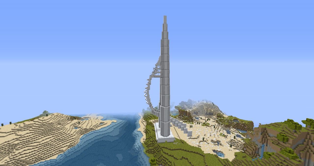 Spinnaker Tower Minecraft Map