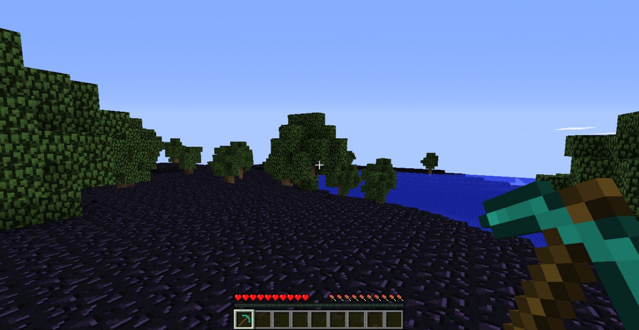 128X128 obsidian survival Minecraft Map