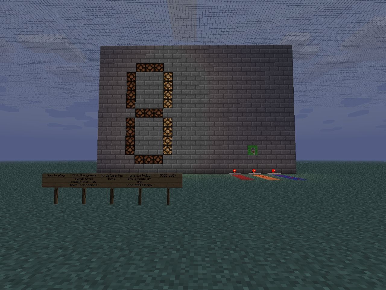 Defuse the bomb game Minecraft Map