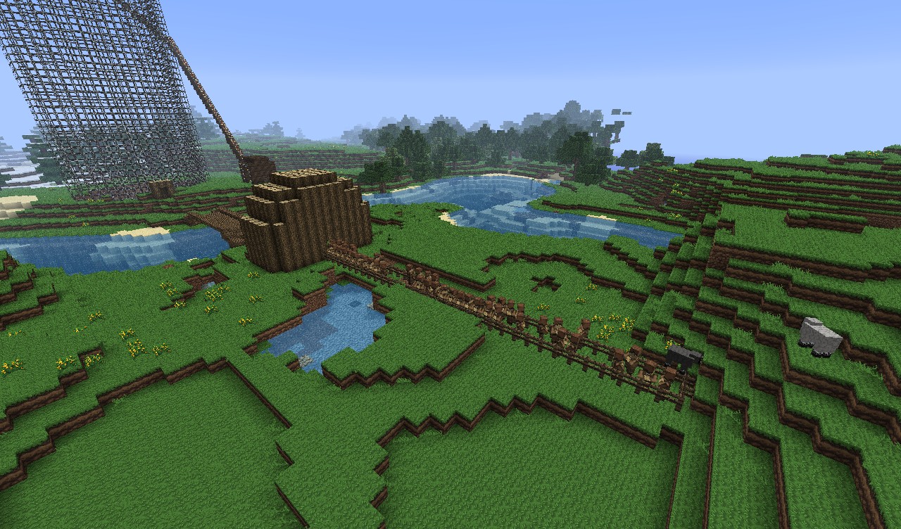 Skydiving Minecraft Map