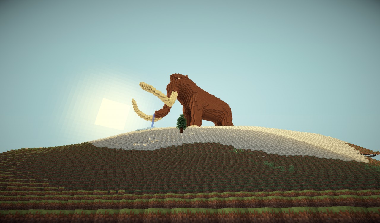 Giant Mammoth Minecraft Map