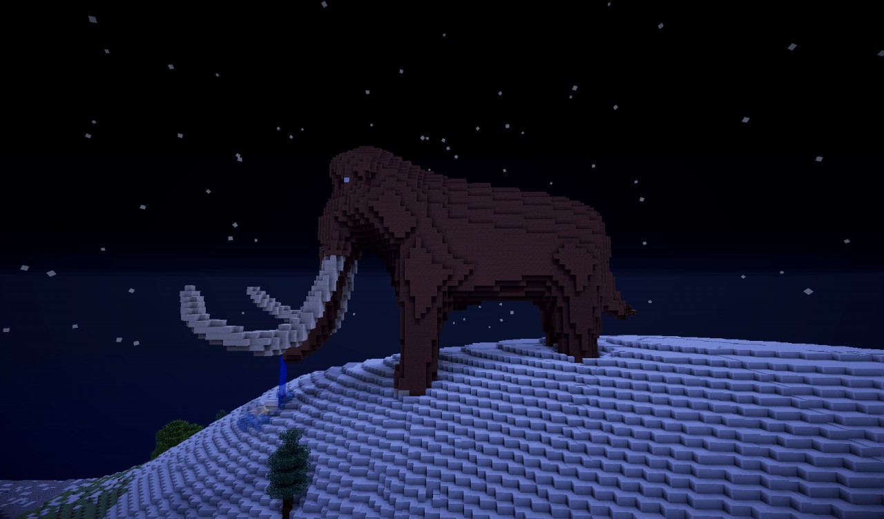Giant Mammoth Minecraft Map