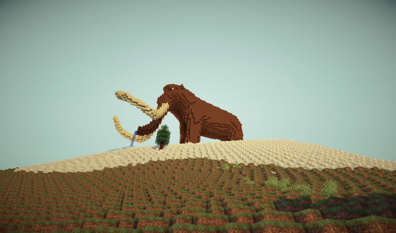Giant Mammoth Minecraft Map