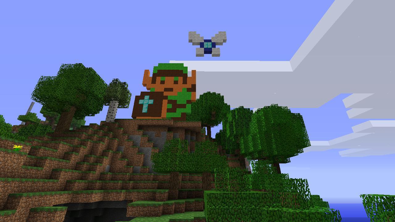 The Legend Of Zelda: Link and Navi Minecraft Map