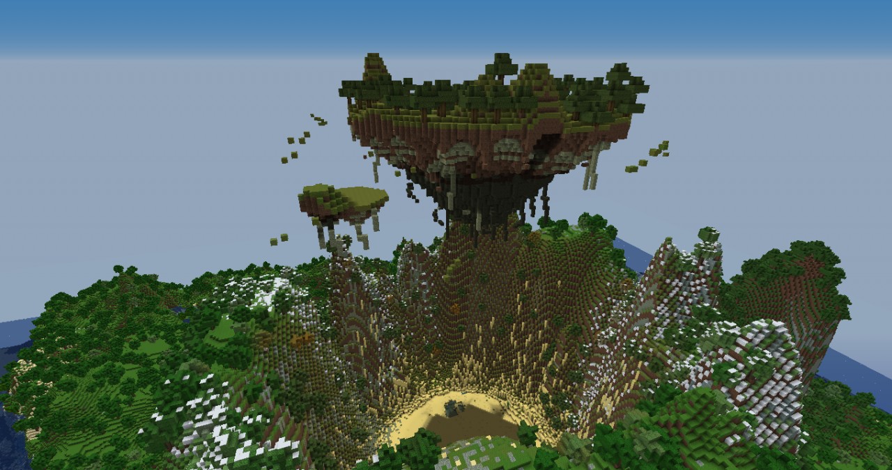 Custom Island Terrain - WiP Minecraft Map