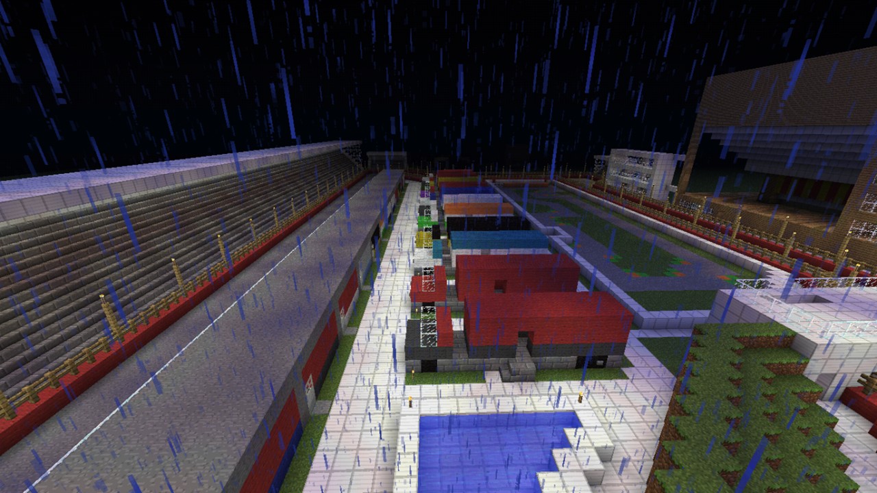 F1 track and Olympic Park Minecraft Map