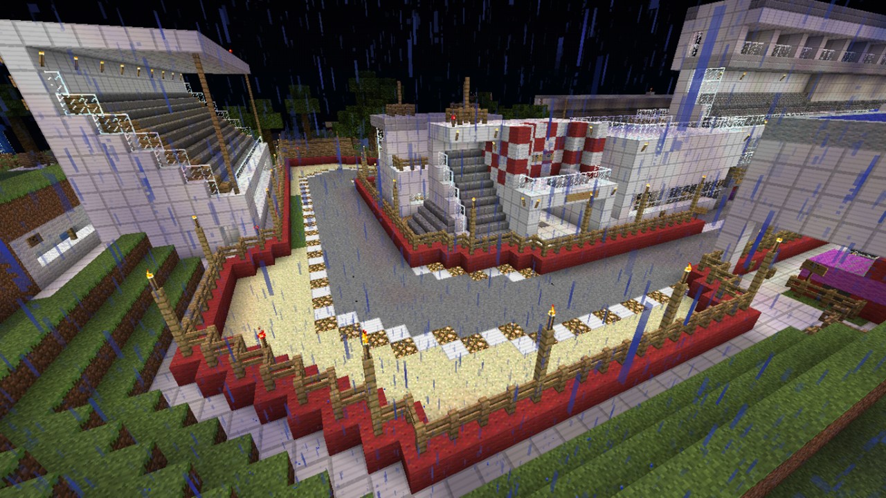 F1 track and Olympic Park Minecraft Map