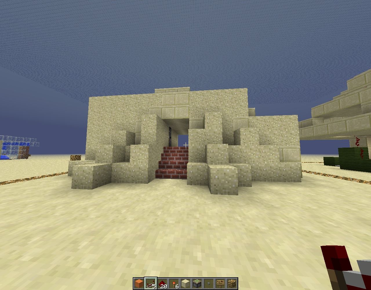 Hidden Base entry way. Minecraft Map