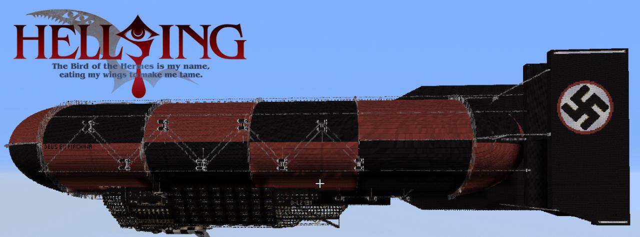 HELLSING: Millenium Zeppelin Fleet Minecraft Project