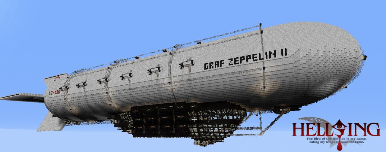 HELLSING: Millenium Zeppelin Fleet Minecraft Map