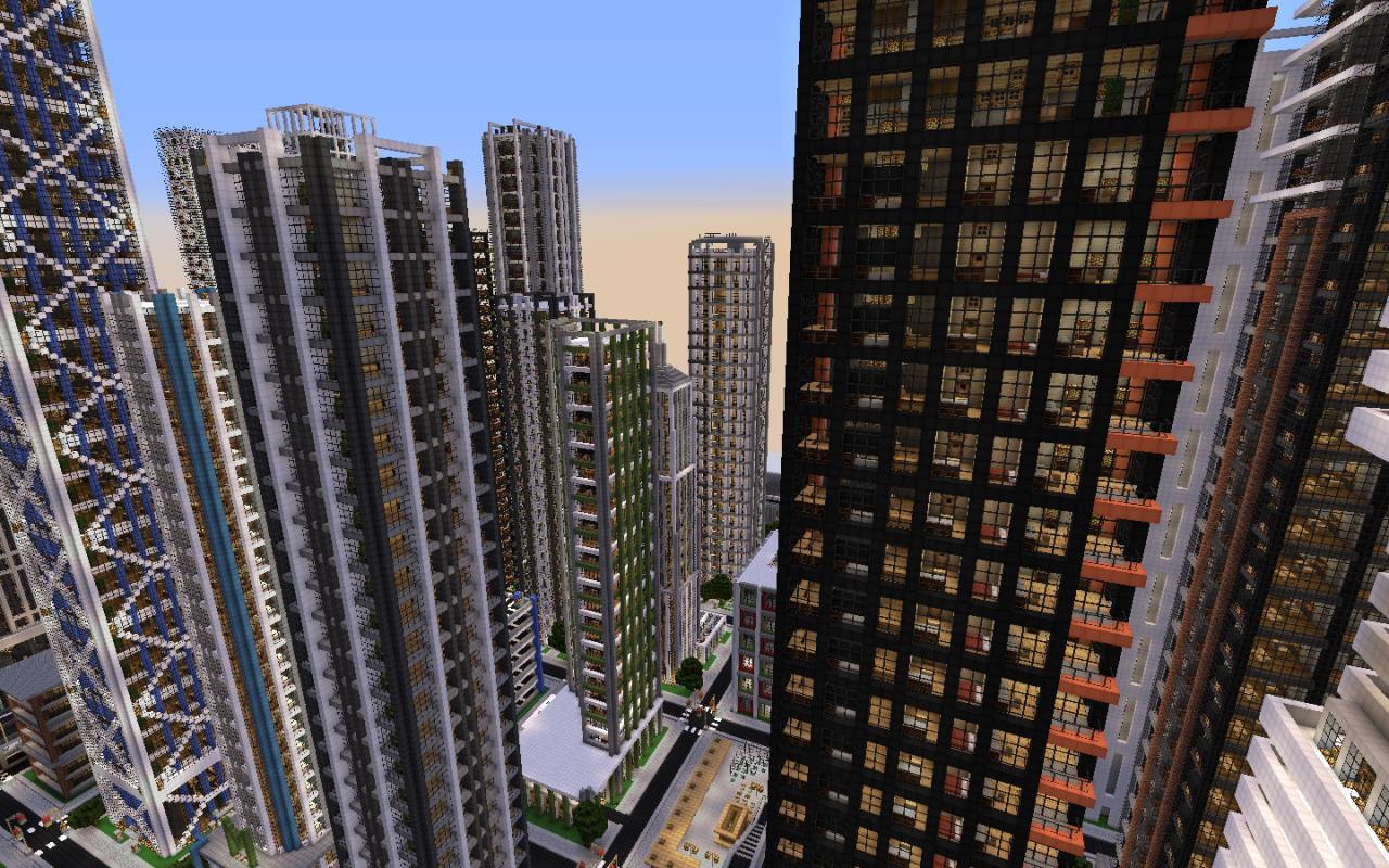 Downtown New Crafton (Finished) Minecraft Map
