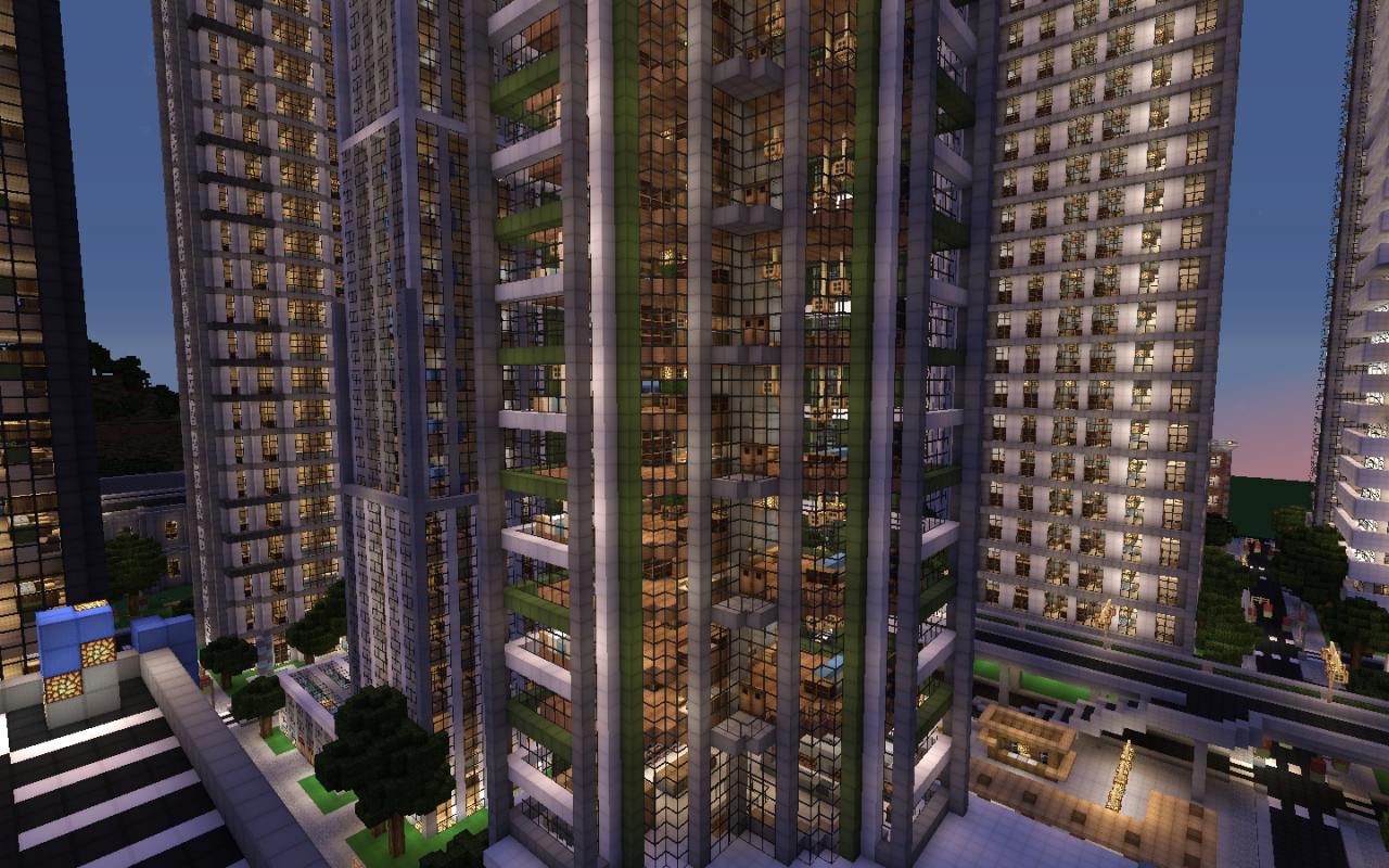 Downtown New Crafton (Finished) Minecraft Map