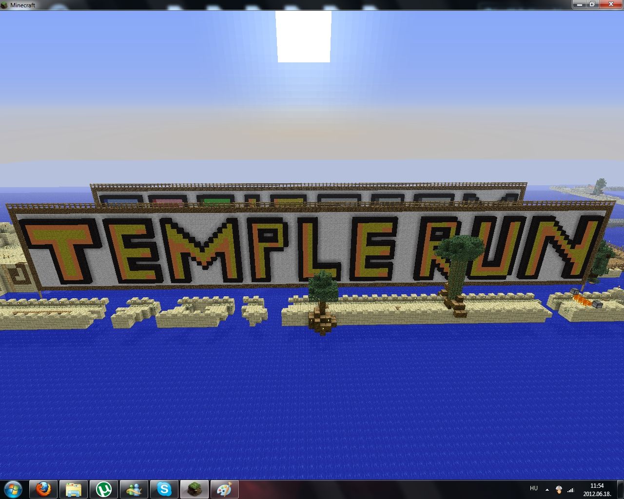 Temple Run Minecraft Map