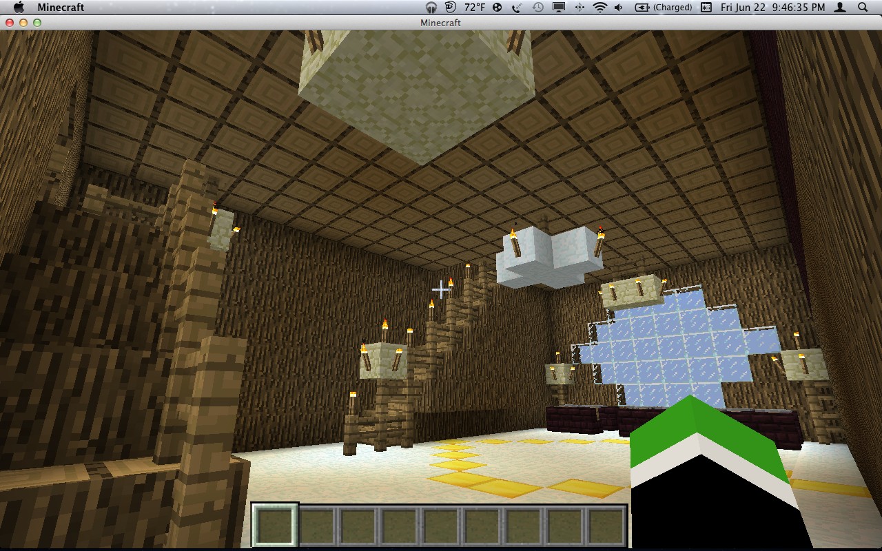 Wooden Mansion Boardwalk and Town (Creative) Minecraft Map