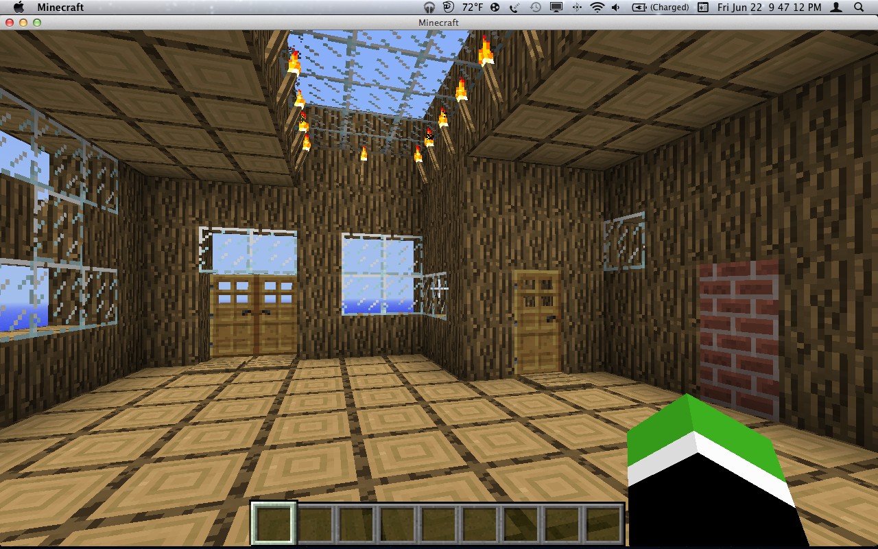 Wooden Mansion Boardwalk and Town (Creative) Minecraft Map